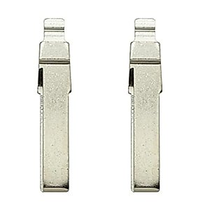 AKS Keys New Flip Key Uncut Blade Blank Key Compatible with Audi and Volswagen VW (2 Pack)