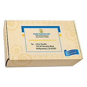 Avery Full Sheet Printable Shipping Labels, 8.5" x 11", Matte Clear, 25 Blank Mailing Labels (8665)