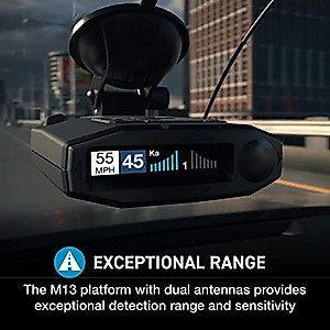 Escort MAX 360c MKII Laser Radar Detector - Dual-Band Wi-Fi and Bluetooth Enabled, 360° Directional Arrows, Exceptional Range, Shared Alerts, Drive Smarter App, Black