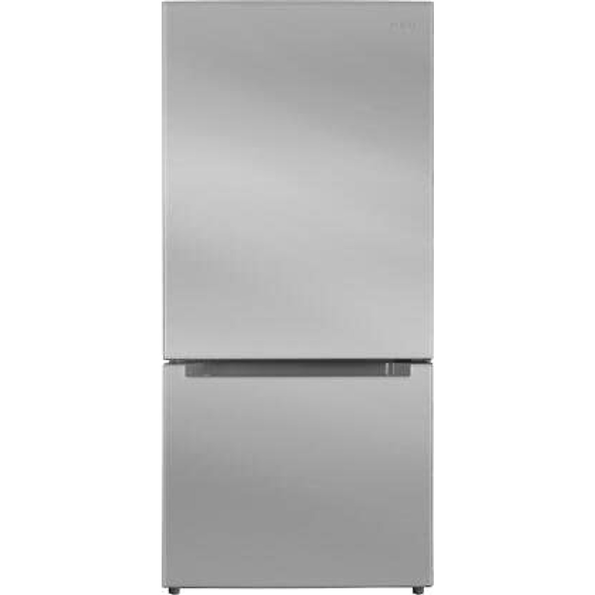 Forte F19BFRES450SS 30inch 450 Series Bottom Freezer Refrigerator with 18.6 cu. ft. Total Capacity, Spill Proof Shelves, Reversible Doors, No Frost Technology, Energy Star, Stainless Steel