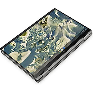 HP Chromebook x360 14c-cc0013dx 14" Full HD (1920 x 1080) IPS Touchscreen, Intel Core i3-1115G4, Intel UHD Graphics, 8 GB DDR4 RAM, 128 GB SSD Storage, Wifi and BT, Chrome OS, Mineral silver (Renewed)