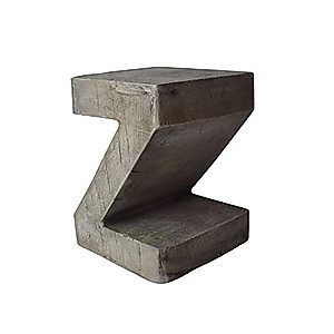 Christopher Knight Home Jingle Outdoor Weight Concrete Side Table, Light Gray