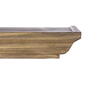 kieragrace Muskoka Fitz Wood Shelves - Walnut, 36", Set of 3