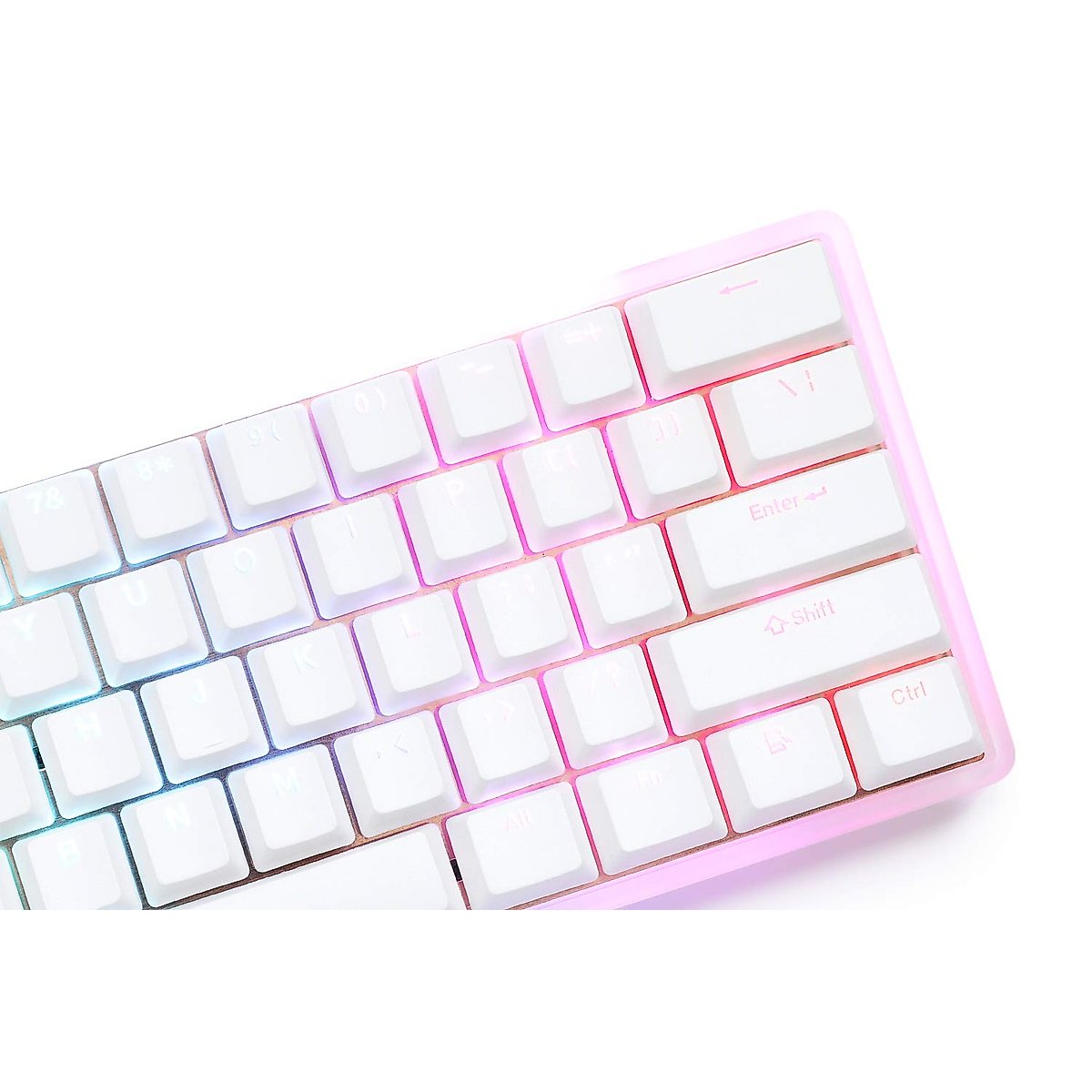 DROP Carina Mechanical Keyboard Kit — 60% Form Factor, Hotswap Kaihua Sockets, Programmable QMK, Backlit RGB LEDs, USB-C, with Frosted Acrylic Case (Keyboard Kit)
