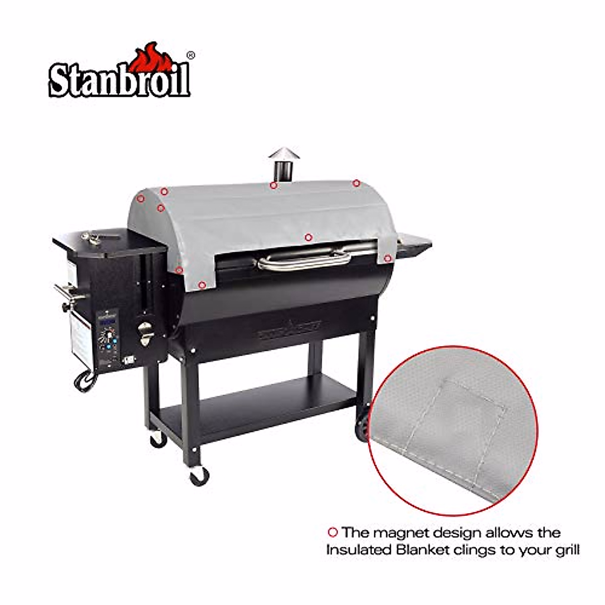 Stanbroil BBQ Pellet Grill Thermal Insulation Blanket Replacement for Camp Chef 36" Smokepro Pellet Grills