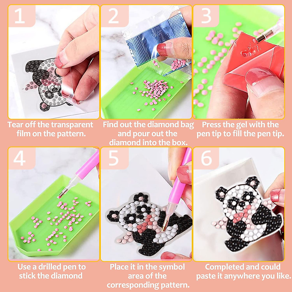 Valentines Day Cards for Kids - 28pcs Diamond Animal Craft Kits Valentines Cards, Kids Valentines Day Cards with 7 Different Gem Stickers for School Classroom Valentine's Gifts Exchange Decorations