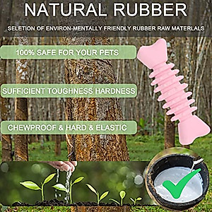 CGBD Puppy Toys, 6 Pack Dog Chew Toys for Puppy Teething Cute Pink Dog Toys for Small Breed Puppies Teething Toys for Cleaning Teeth Outdoor Interactive Toy Soft Durable Puppy Chew Toys for Small Dogs