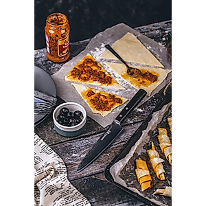 SAMURA DAMASCUS 67 Utility Knife 6.0"/150 mm - 67 Layers | Premium Japanese Steel | Ultra-Sharp & Durable | Perfect for Precision Cutting