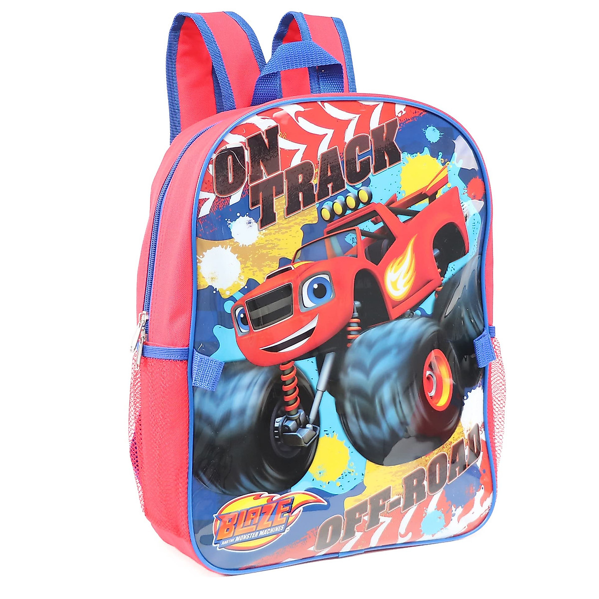 Ruz Blaze and the Monster Machines 16'' Full Size Truck Backpack Lunchbox Set Bookbag School Set