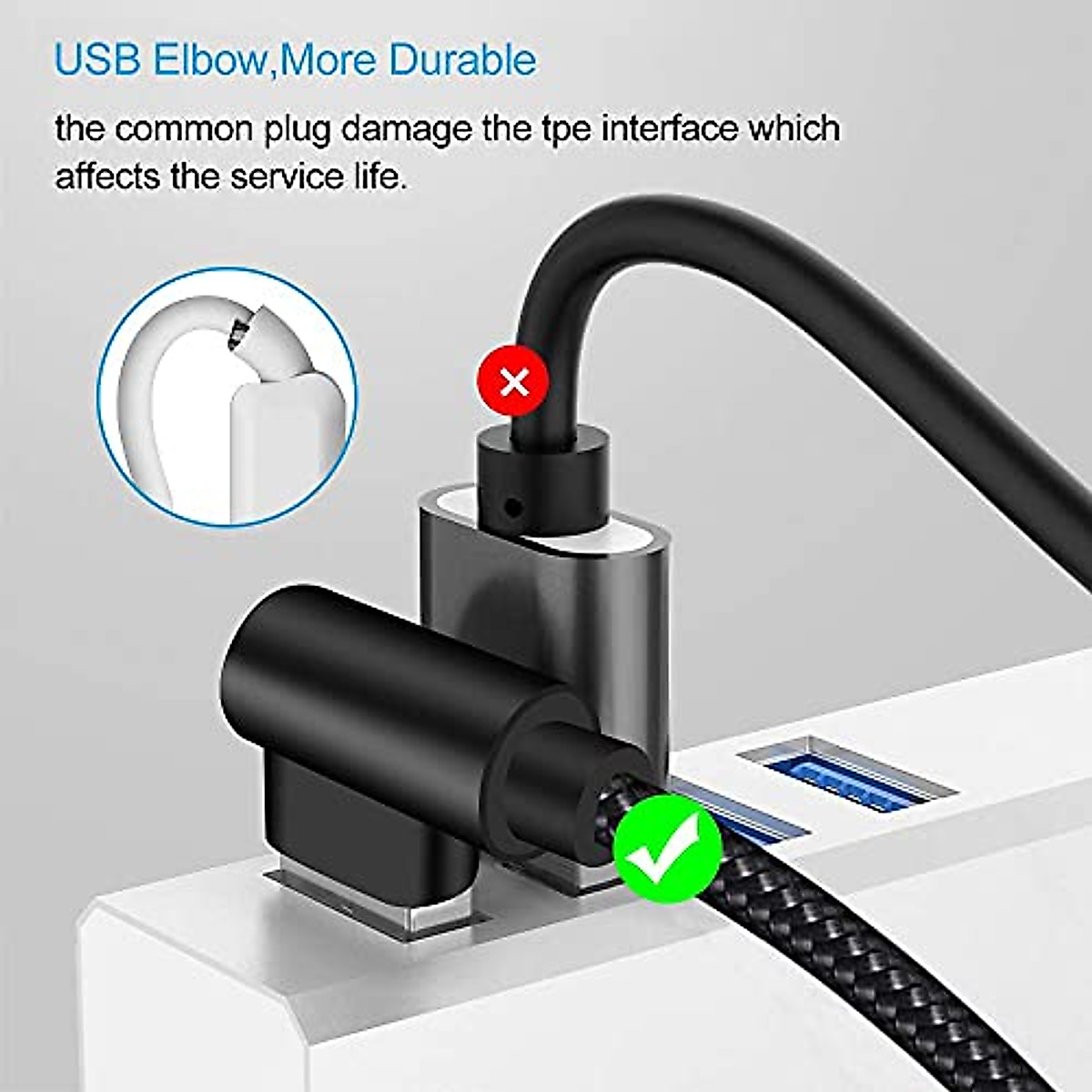 Osecet iPhone Charger 3ft MFi Certified 3 Pack 90 Degree Nylon Braided Lightning Cable Right Angle iPhone Charging Cord for iPhone 13 12 11 Pro X XS XR 8 Plus 7 6 5 and More (Black, 3 FT)