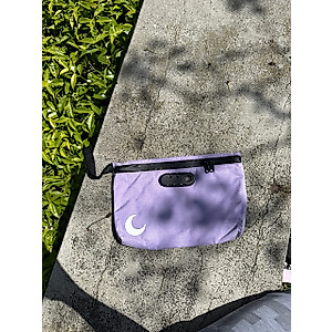Brando Moon Purple Lock Bag with Combination - Smell Proof Lock Bag - Air Tight Sealed Zippers Pencil Bag