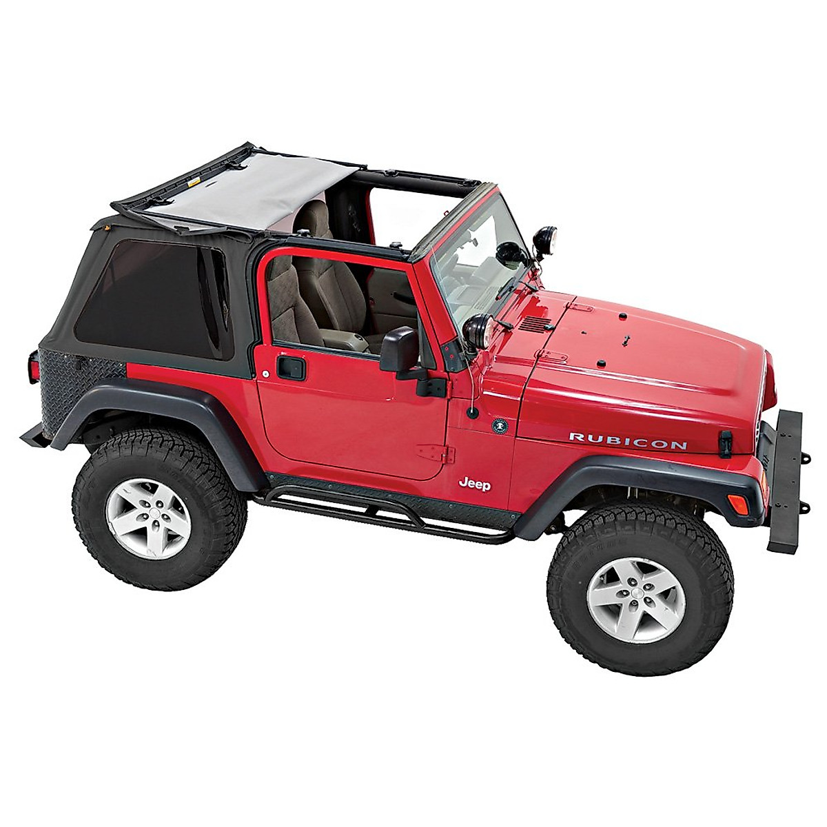Pavement Ends by Bestop 56840-35 Black Diamond Frameless Sprint Top for 1997-2006 Jeep Wrangler
