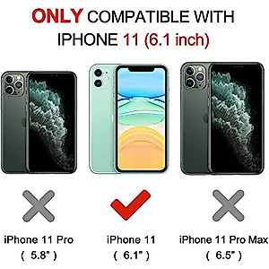 CellEver Ultra Durable Silicone Case for iPhone 11 Military Grade Drop Protection [3 Layers & Double Coated] [Slim Fit] Shockproof Lightweight Cover with Soft Microfiber Lining 6.1 Inch, Black