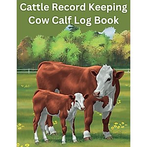 Cattle Record Keeping Cow Calf Log Book: Cattle Logbook | Simple Cattle Record Keeping Cow Calf Log Book | Cattle Record Book | Cattle Breeding & ... Keeping Book | Farm Record Keeping Book