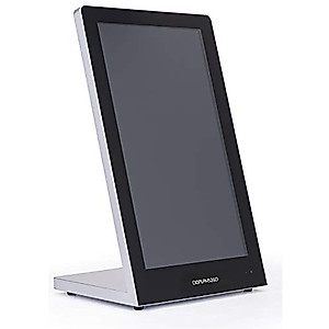 Displays2go Touch Screen Countertop Stand, 10pt PCAP Touch, Media Player - Black (DGCTATCH21)