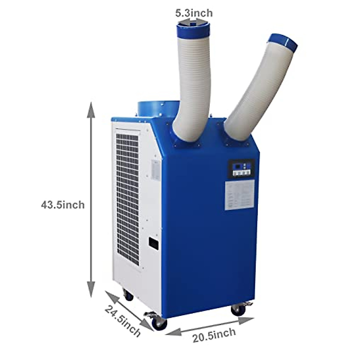 TECHTONGDA Industrial Spot Cooler Air Conditioner Commercial Mobile Outdoor Cooling Aircon 220V Double Column 780m³/h