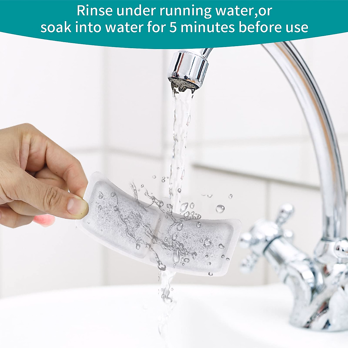 8 Pack Pet Water Fountain Filter, Replacement Filters for SIBAYS 101OZ 3L Automatic Pet Fountain, Food Grade Water Fountain Filter & Pump Filters, Made of Activated Carbon and PP Cotton