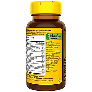 Nature Made Stress B Complex with Vitamin C and Zinc, Dietary Supplement for Immune Support, 75 Tablets, 75 Day Supply