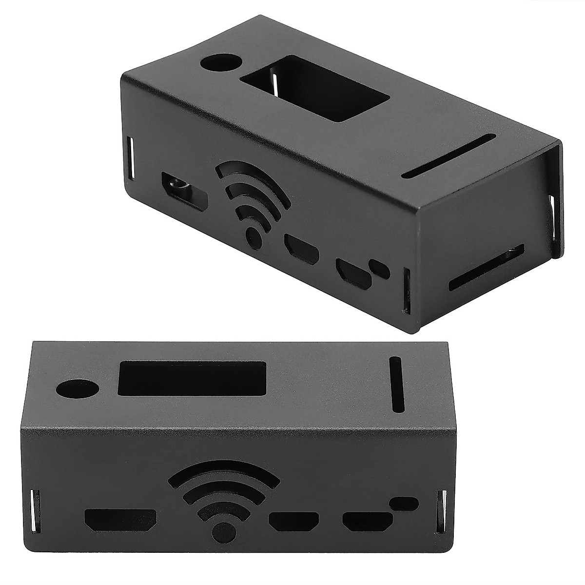 Raspberry Pi Case, Aluminum Alloy Protective Shell for RPi, for MMDVM, HD Multimedia Interface+OTG+USB Port Digital Aluminum Alloy Hotspot Case for RPi Walkie Talk