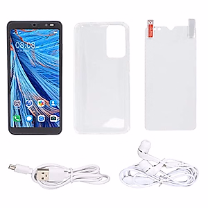 Diyeeni for Android 6 Smartphone, 5.45in Full Screen Cell Phone 2GB RAM 32GB ROM, 5MP Rear Camera Mobile Phone, for MTK6799 Quad Core CPU, 2200mAh Battery, Support Expansion 128GB(Gray)