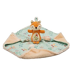 Mary Meyer Fairyland Forest Stuffed Animal Security Blanket 13 x 13Inches, Fox