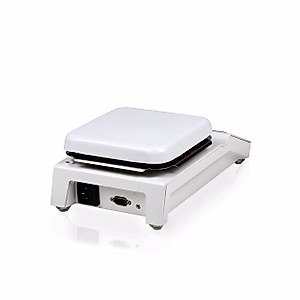 Parco Scientific P1007-HS Digital Hotplate Magnetic Stirrer w/Ambient - 380°C Temperature Range, 6.0" x 6.0" Ceramic Coated Plate, LCD Display, and 2 Magnetic Stir Bars
