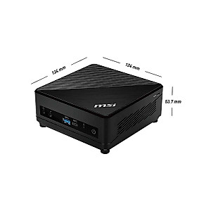 MSI Cubi 5 10M-025US Mini PC, Intel Core i5-10210U, 8GB DDR4 RAM, 512GB SSD, 802.11ac WiFi, BT 5.1, USB Type-C, Windows 10 Home
