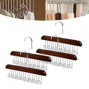 Anti Slip Multi Hook Coat Racks 4 Pack 360 Degree Space Saving Hangers with 8 Hooks, Multifunctional Non-Slip Storage Hangers, Hanger with Multiple Hooks for Ties, Scarves, Socks