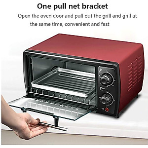 Compact Electric Oven, Household Baking Oven, Mini Oven with Electric Grill, 30 Minutes Rotation Timing,12 Liter Capacity (Color : A)