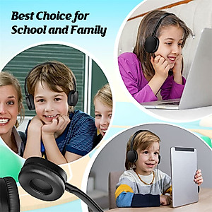 Hongzan Bulk Headphones Wholesale Earbuds Earphones 10 Pack for Kids School Classroom Students Children and Adult (10 Black)