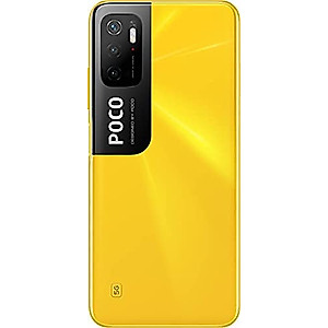 Poco M3 PRO 5G + 4G Volte Global Unlocked GSM 6.5" Octa Core 48mp Triple Camera (Not Verizon/Boost/CDMA) (Yellow, 64GB+4GB)