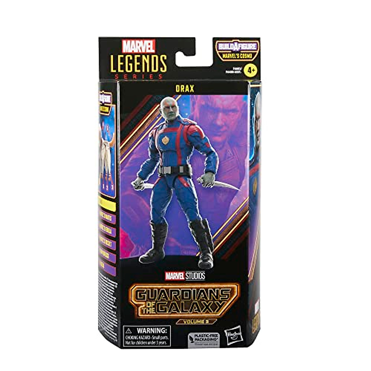 Marvel Legends Series Drax, Guardians of The Galaxy Vol. 3 6-Inch Collectible Action Figures, Toys for Ages 4 and Up