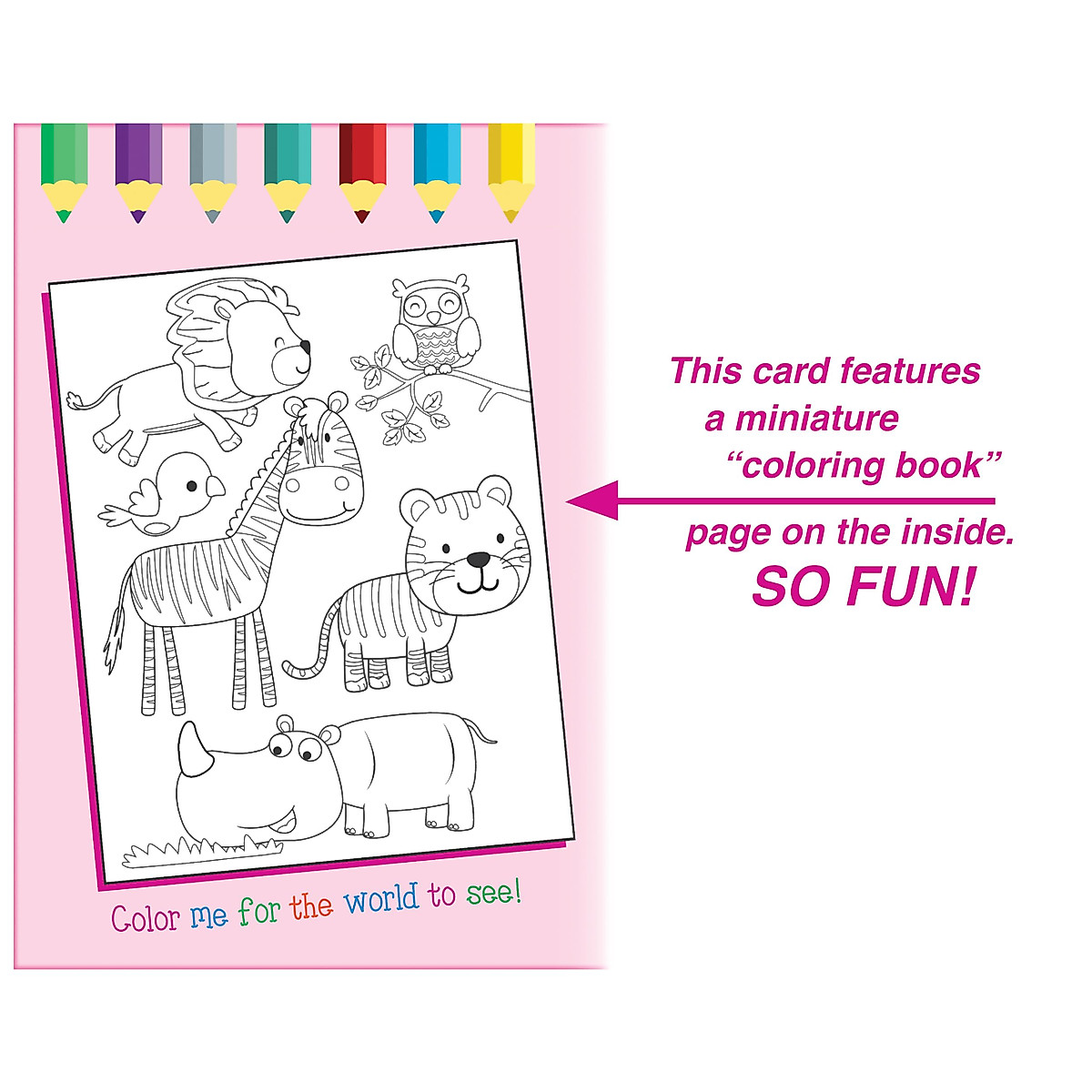 Chuck's Card-O-Rama - Birthday Card For Granddaughter - Made in USA - Why Pay More? - Large Card Opens to 10" x 7.75" - Extra Thick Paper - 95363