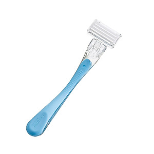 Cerazor, Sky Blue, Ceramic Razor for Women, Non-Metallic Ceramic Razor Blade, No Metal Allergy, No Skin Damages, Shaver.