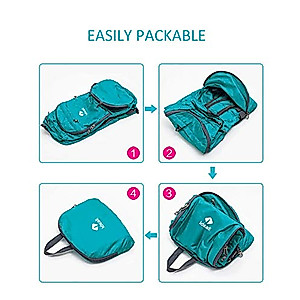 IdealTech Lightweight Packable Backpack (Orange)