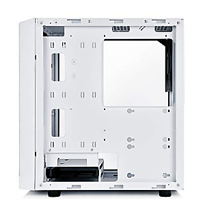 Silverstone SST-PS15W-G (White + Tempered Glass Window) Micro-ATX, Mini-DTX, Mesh Front Panel, Steel Body, Tempered Glass Side Panel