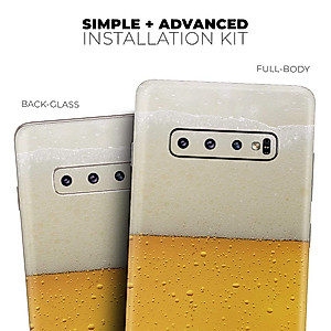 DesignSkinz Cold Beer Protective Vinyl Decal Wrap Skin Cover Compatible with The Samsung Galaxy S20 (Screen Trim & Back Glass Skin)