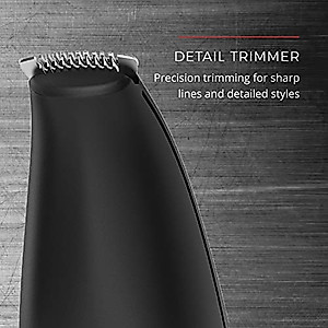 Remington PG6171 The Crafter - Beard Boss Style and Detail Kit, Beard Trimmer, Grooming Set, Platinum, 11 Pieces