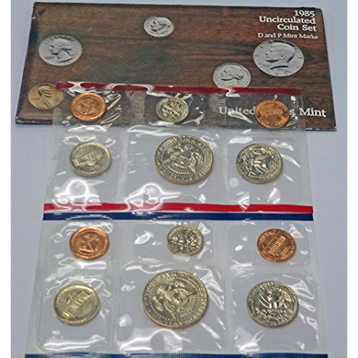1985 P & D Mint Set Uncirculated Coin Set OGP