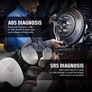 INNOVA 6100P OBD2 Scanner ABS SRS Transmission, Car Code Reader Diagnostic Scan Tool with Oil Reset, Battery & Alternator Test, Full OBD II, Live Data