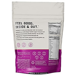 Live Conscious Collagen Powder Hydrolyzed Collagen Peptides Type I & III | Keto & Paleo Friendly | Unflavored - 20 Servings, 7.8 oz