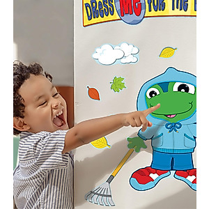 Carson Dellosa Funky Frog Weather Bulletin Board Set—Seasons and Daily Weather Charts Bulletin Boards Decorations With Seasonal Accents, Homeschool or Classroom Decor (82 pc)
