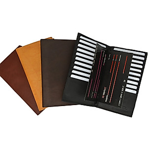 MARSHAL Credit Card Organizer Wallet for Women with 20+ card Slots