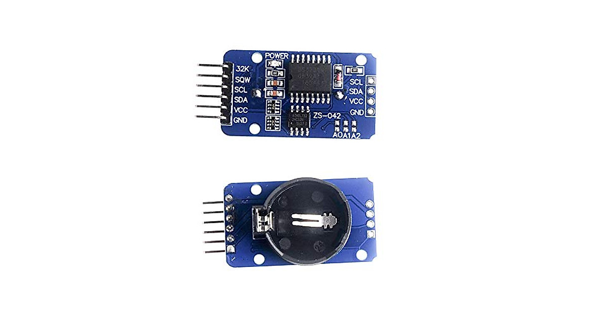 Geekstory 2PCS DS3231 AT24C32 IIC RTC Clock Module High Precision Real Time Clock Module Sensor ...