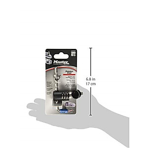 Master Lock Trailer Lock, Stainless Steel Adjustable Coupler Latch Lock, 2847DAT