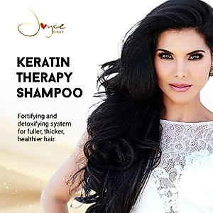 Miracle Elixir Collection Joyce Giraud Ultimate Hair Strength Keratin Therapy Shampoo, with Cynatine & Pure4 Oils, 8 Fl. Oz