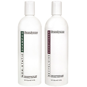 Brandywine Non Static Shampoo & Revitalizing Conditioner 16 Ounce., Value Pack Bundle 2 items