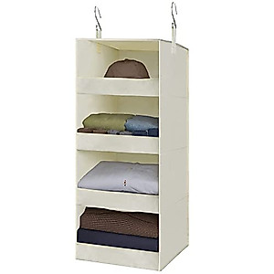 GRANNY SAYS Bundle of 1-Pack Hanging Shelves & 3-Pack Trapezoid Storage Bins