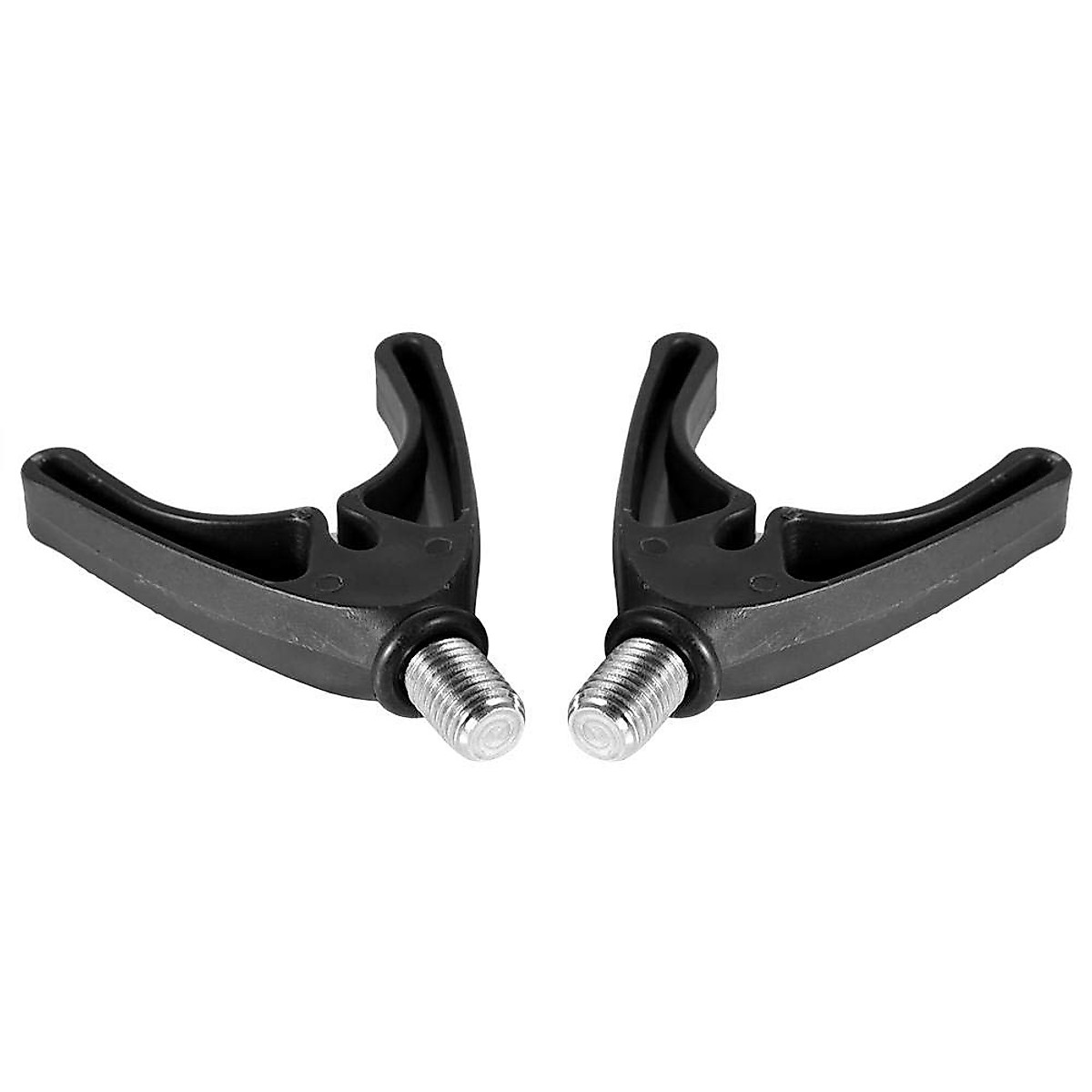 Fishing Rod,2pcs Black Fishing Rod Rest Holder U-Shape Grips Rest Head Tackle Tools for Carp Fishing