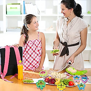 Sandwich Cutter And Sealer Set 29 Pcs, Plants Shaped Sandwich Cutter For Kids - Vegetable Fruit Food Cutters For Kids Lunch, Uncrustables Sandwich Maker, Cookie Cutters For Baking Christmas